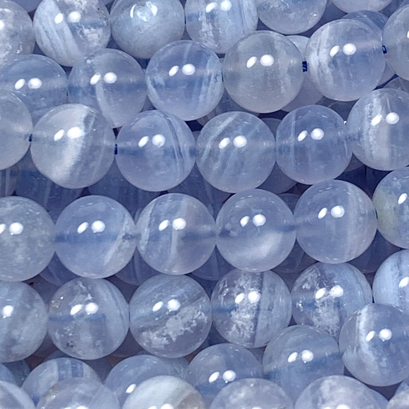 Icy Blue 8mm Beads - Etsy