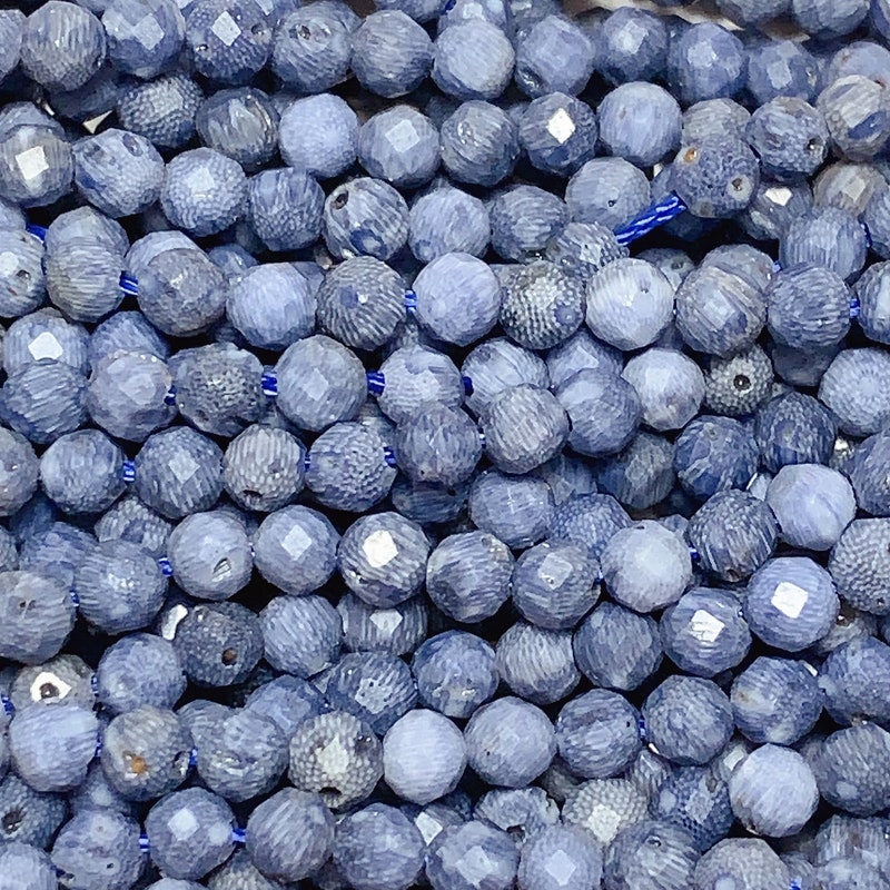 Blue Coral Beads 2mm - Etsy