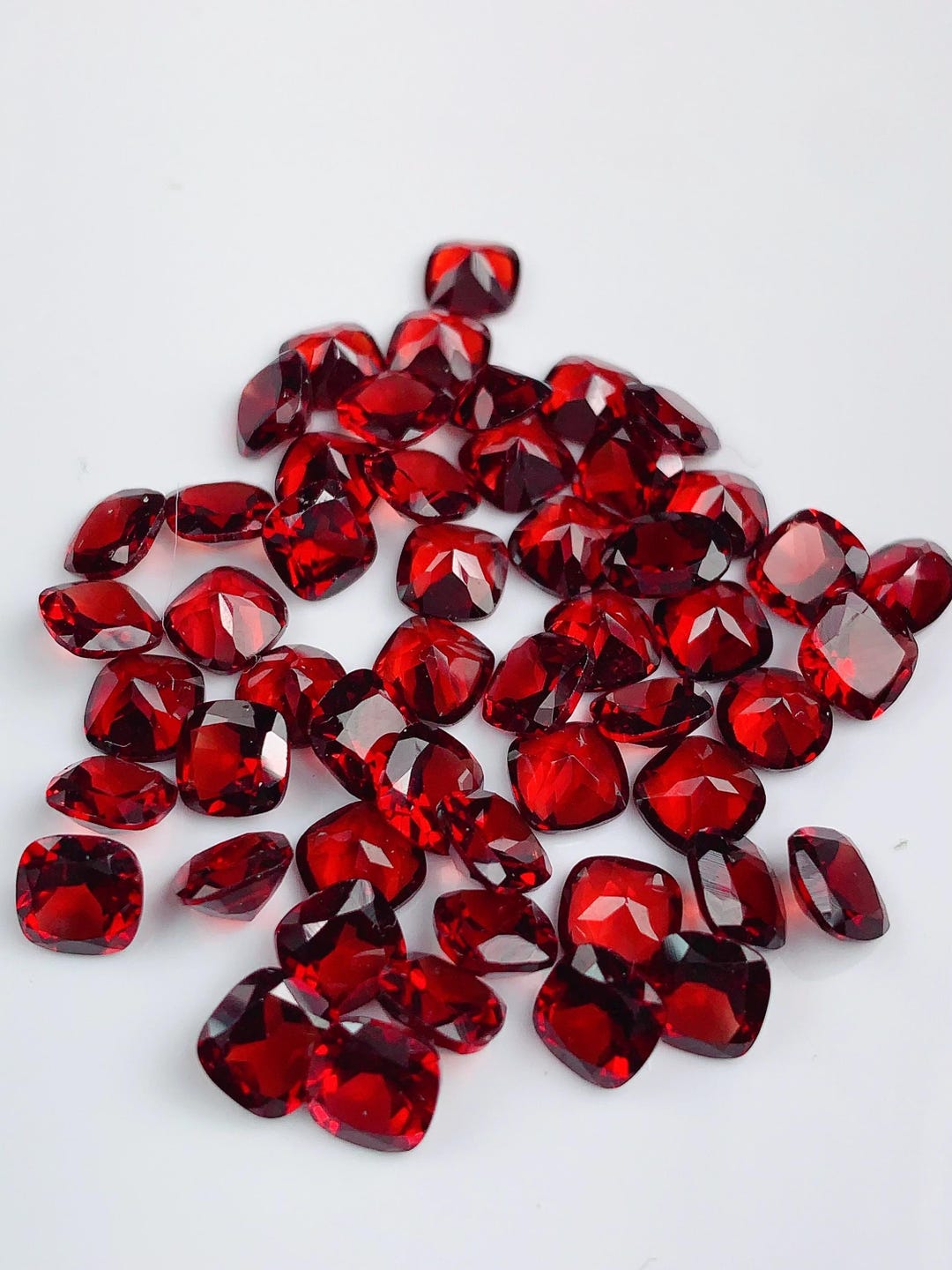 6mm Supper Good Color Grade AAA Genuine Natural Deep Red Garnet Loose ...