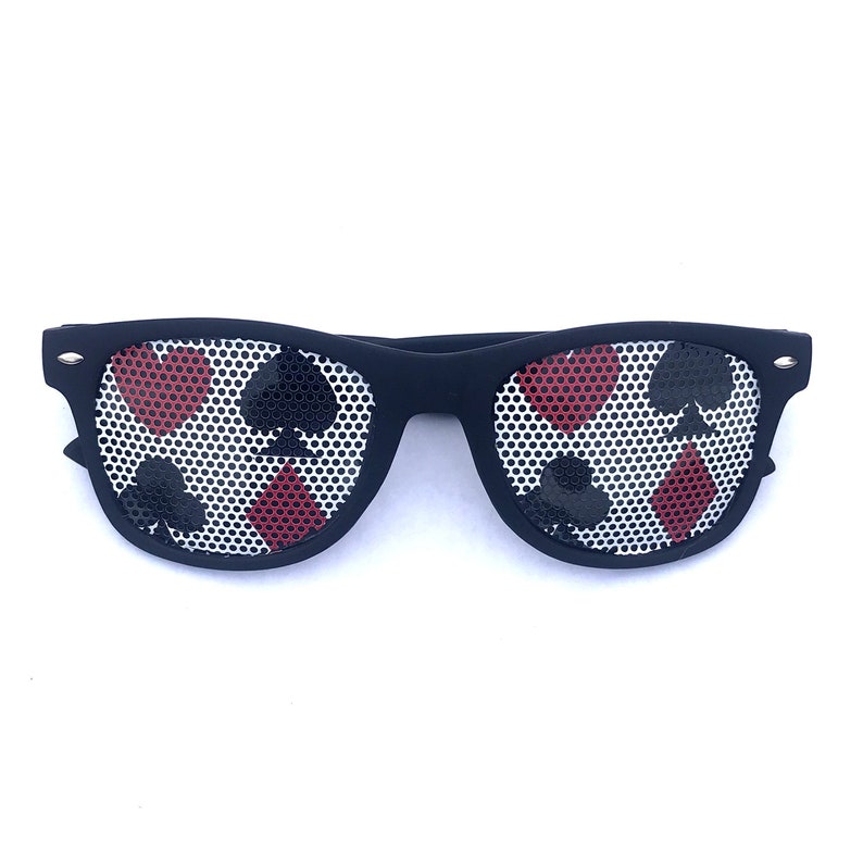 Playing Card Symbols Wayfarer Sunglasses Etsy