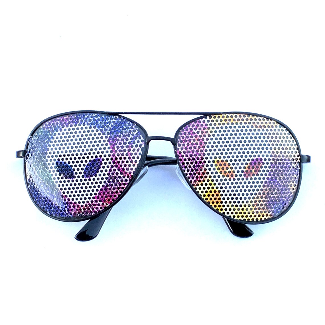 Psychedelic Alien Head Graphic Sunglasses Multiple Styles - Etsy