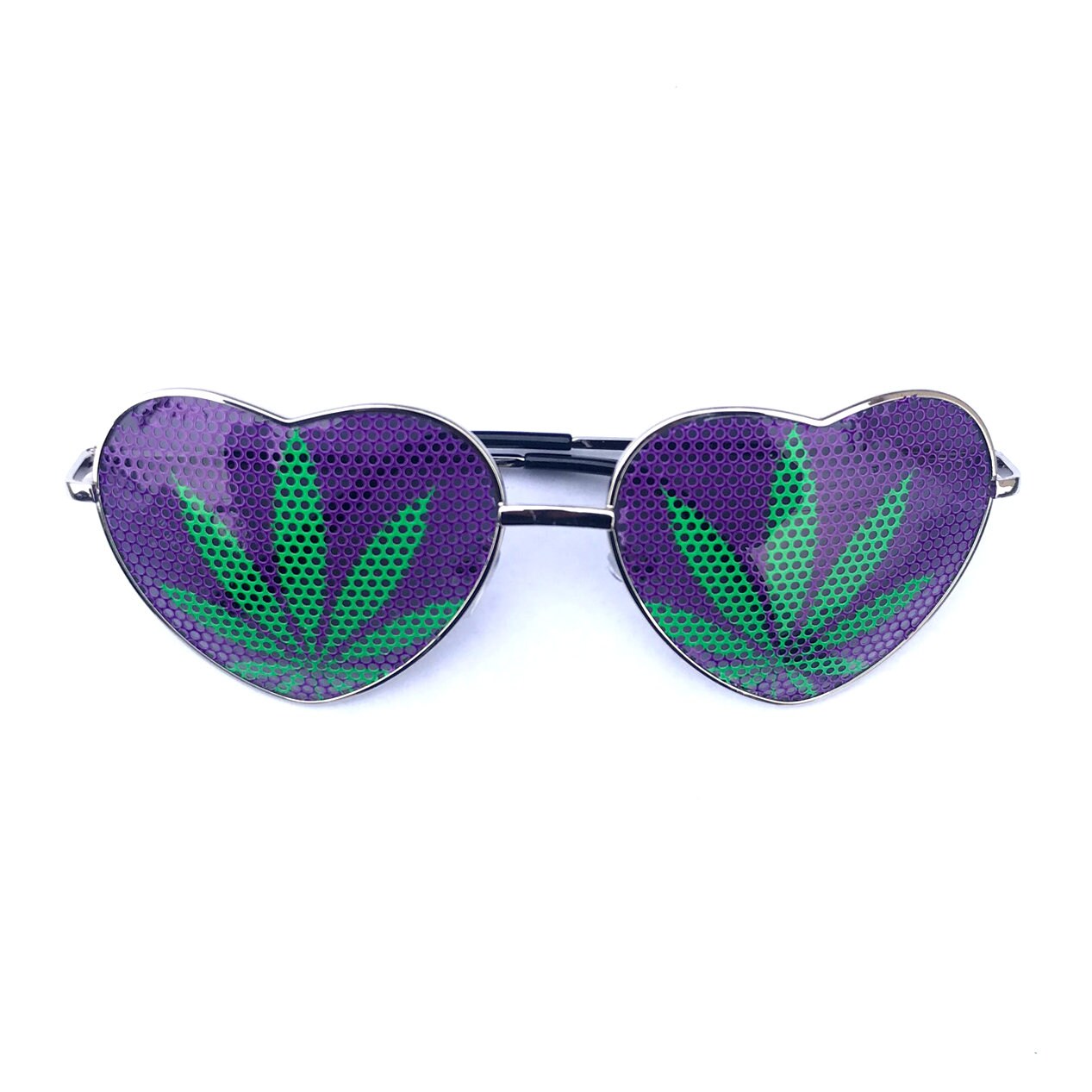Purple Weed Heart