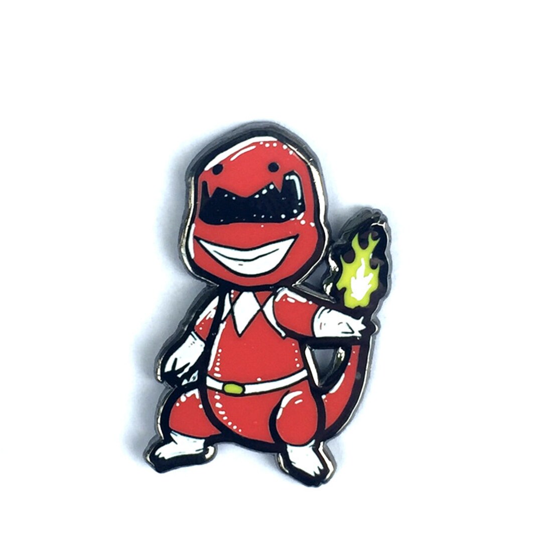 Red Ranger Charmander Poke'ranger V2 Limited Edition Double Posted Hard ...