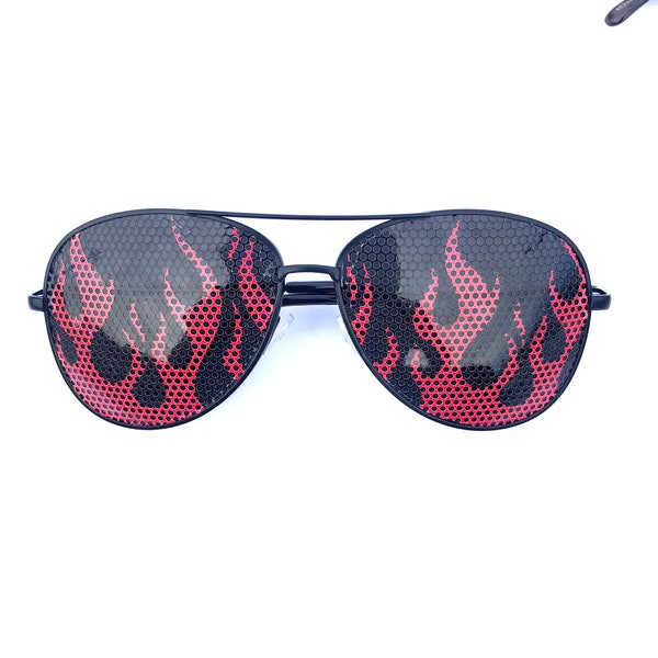 Flame Sunglasses - Etsy