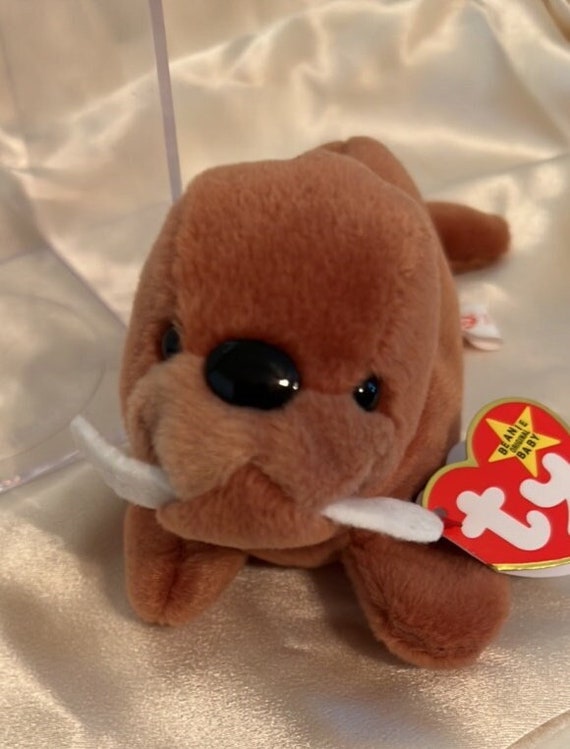 Ty Beanie Babies Tusk Comes With Case and Club Button Pin - Etsy