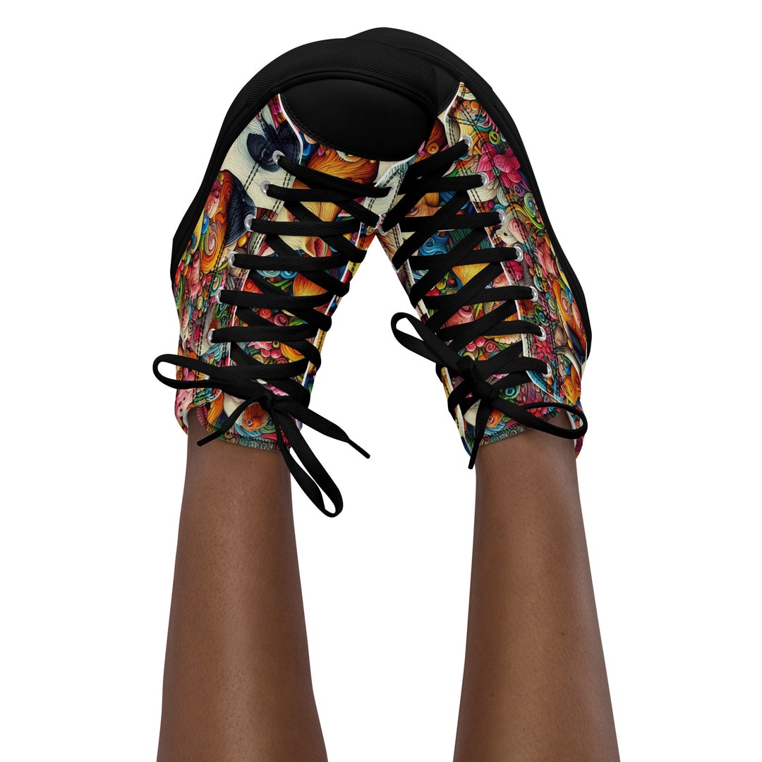 Cool Farm Animal Pro Vegan High-top Canvas Shoes for Women - Etsy