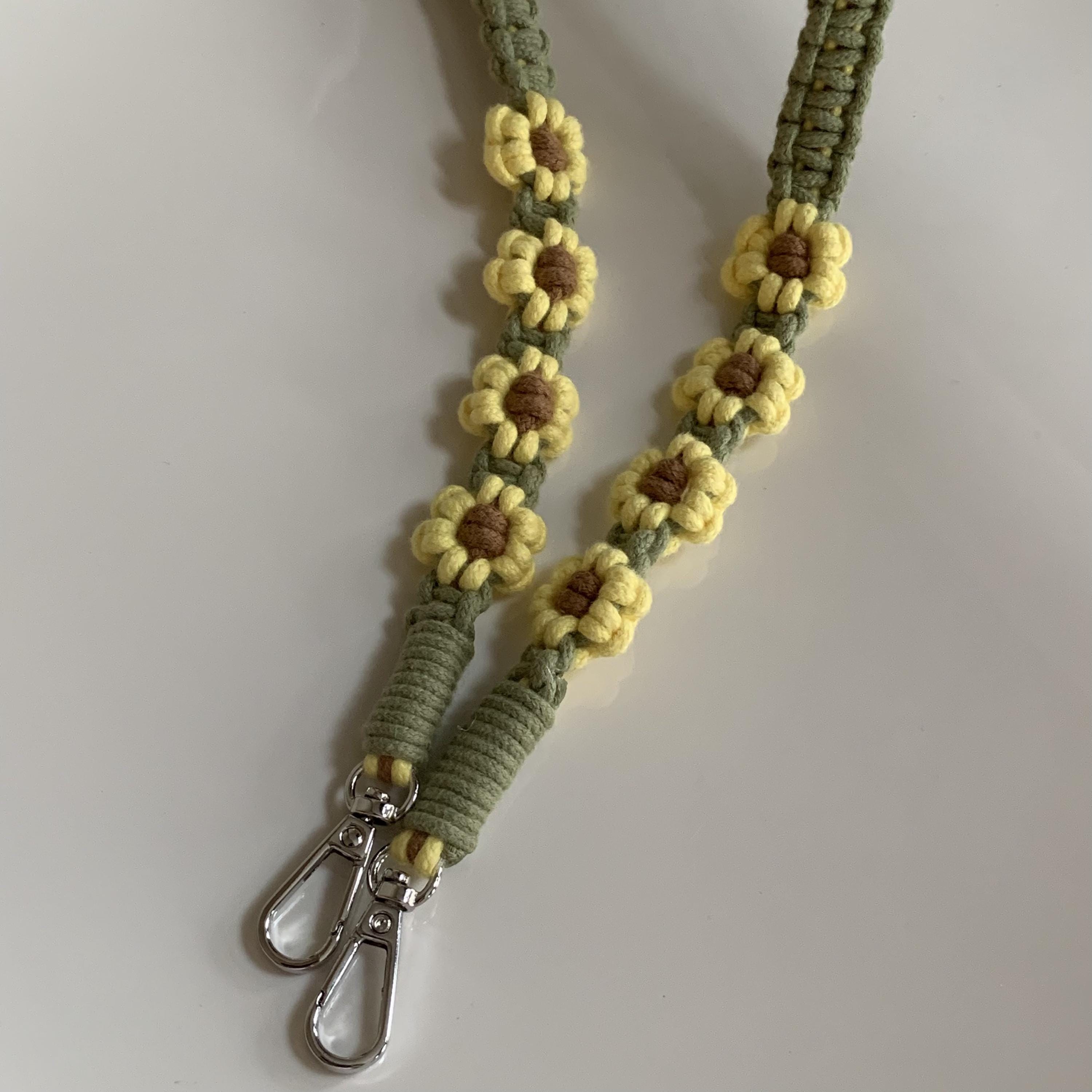 Handmade Crossbody Strap, Macrame Phone Case Lanyard, Crochet Phone ...