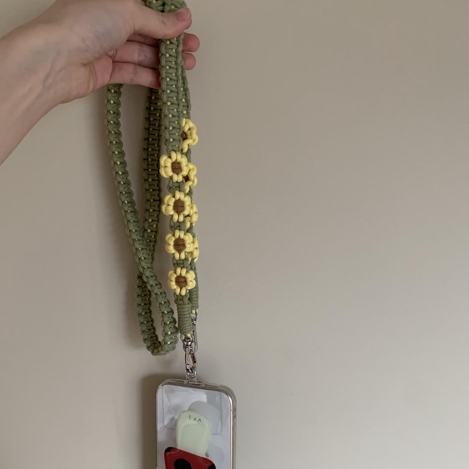 Handmade Crossbody Strap, Macrame Phone Case Lanyard, Crochet Phone ...