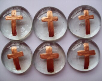 Hand Painted Large Glass Gems Party Favors Wedding Music Notes | Etsy