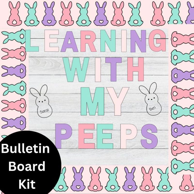 Peeps Cutout - Etsy