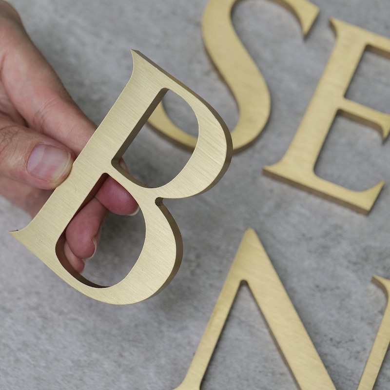 Gold Wall Letters - Etsy