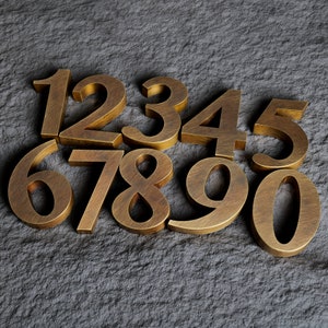 Metal House Number, House Number Metal Sign, Address Plaque, Outdoor ...