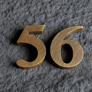 Metal House Number, House Number Metal Sign, Address Plaque, Outdoor ...