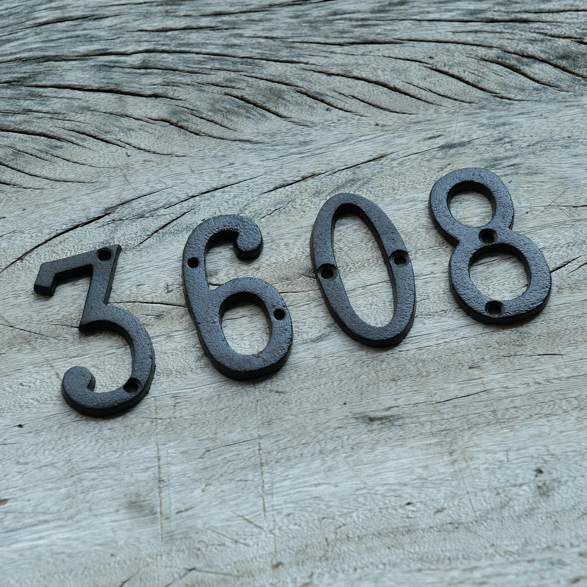 Vintage Decorative Cast Iron Letters With Mounting Screws, Small Cast ...