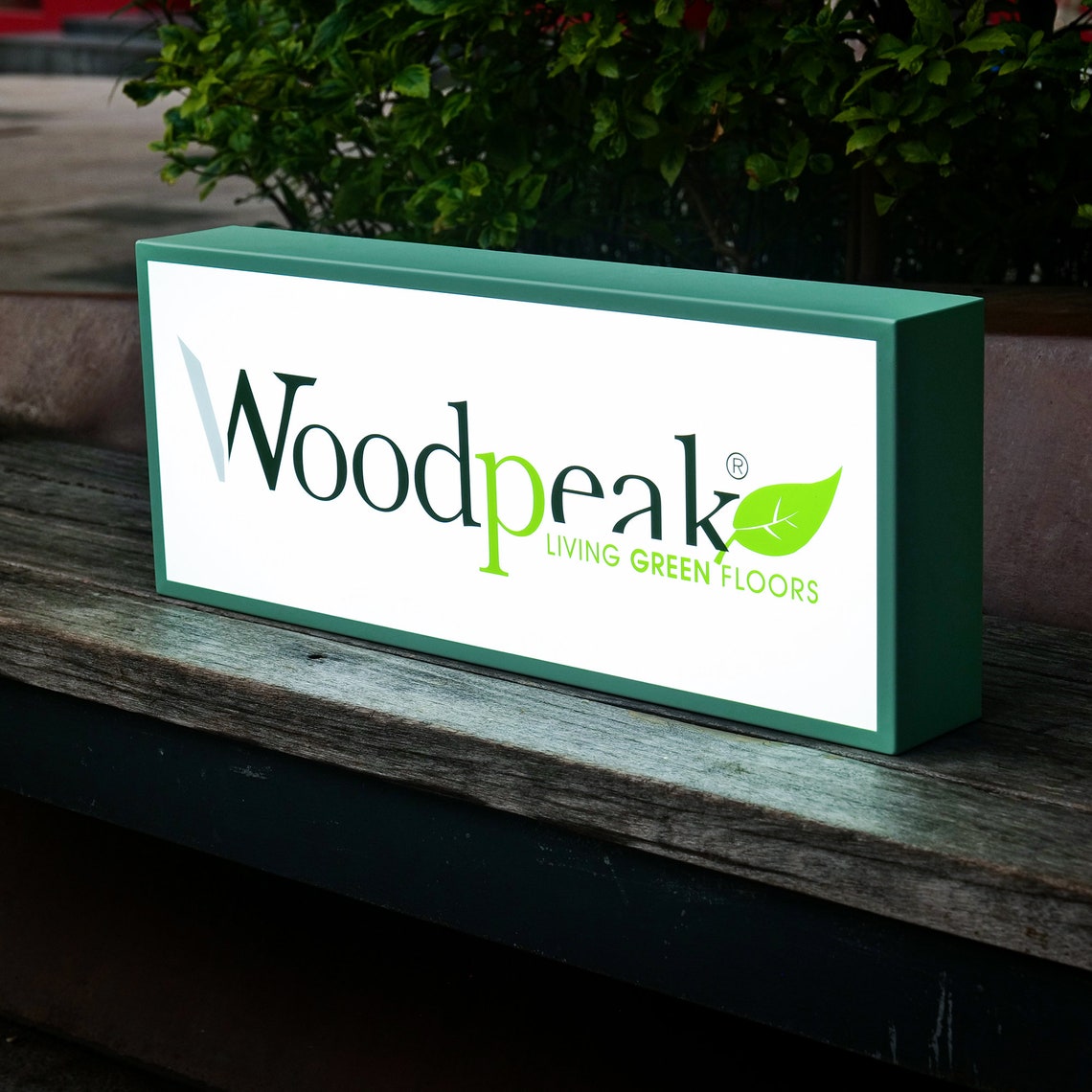 Custom Outdoor LED Lightbox,acrylic Illuminated Sign With Metal Frame ...