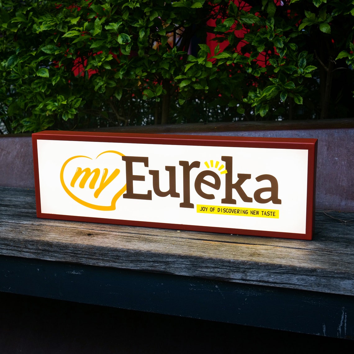 Custom Outdoor LED Lightbox,acrylic Illuminated Sign With Metal Frame ...