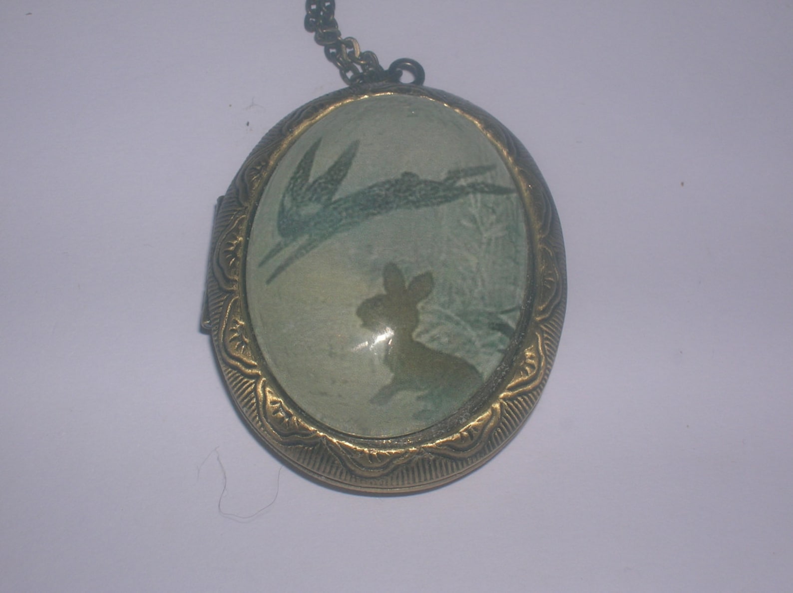 Watership Down Locket. Fiver and the Black Rabbit | Etsy UK