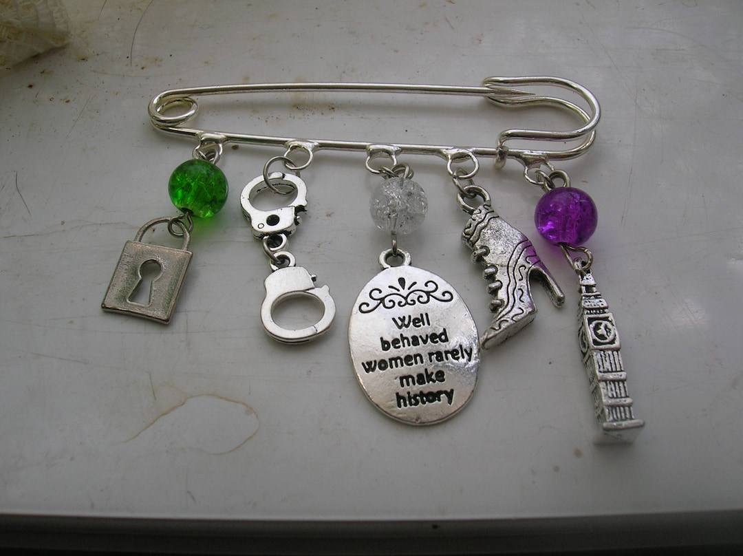 Women's Rights Feminist Suffragette Themed Brooch/kilt Pin - Etsy UK