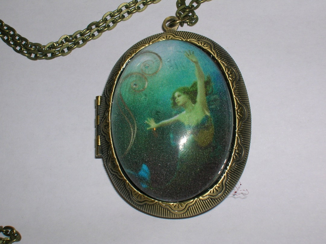 Steampunk Mermaid Fantasy Locket - Etsy