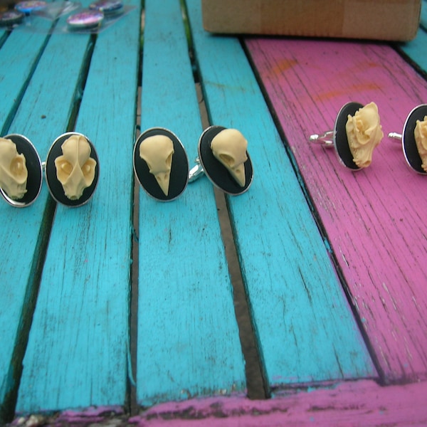 Skull Cufflinks - Etsy