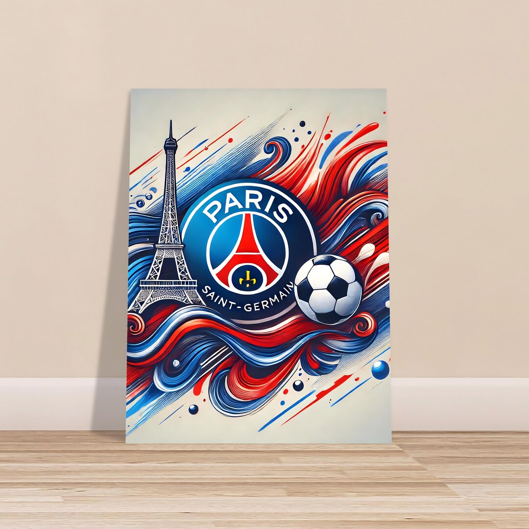 Paris Saint-germain Poster, PSG Art, Football Poster, Football Print ...