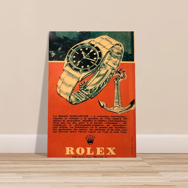 Rolex Print - Etsy