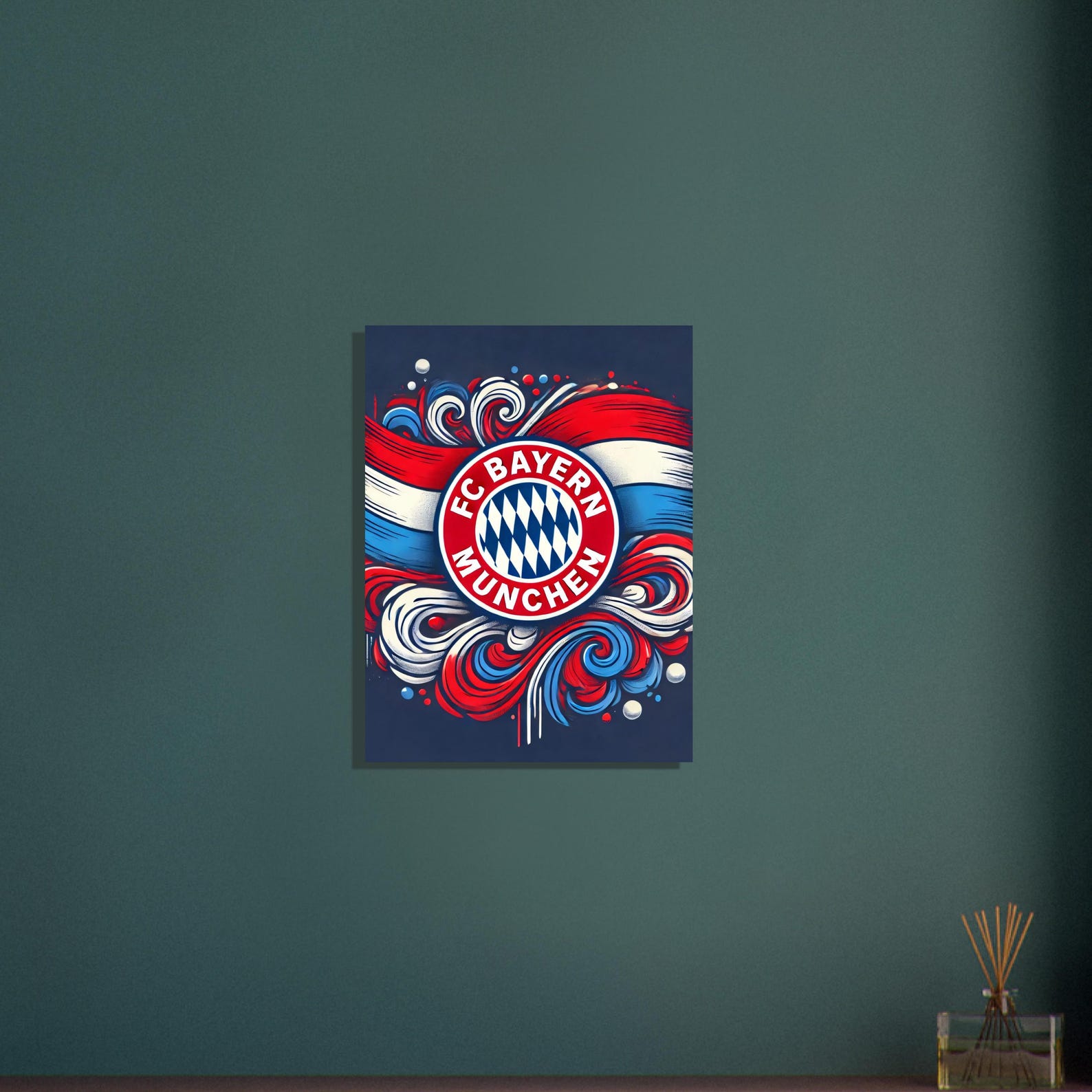 Bayern Munich Poster, Bayern Munich Art, Football Poster, Football ...