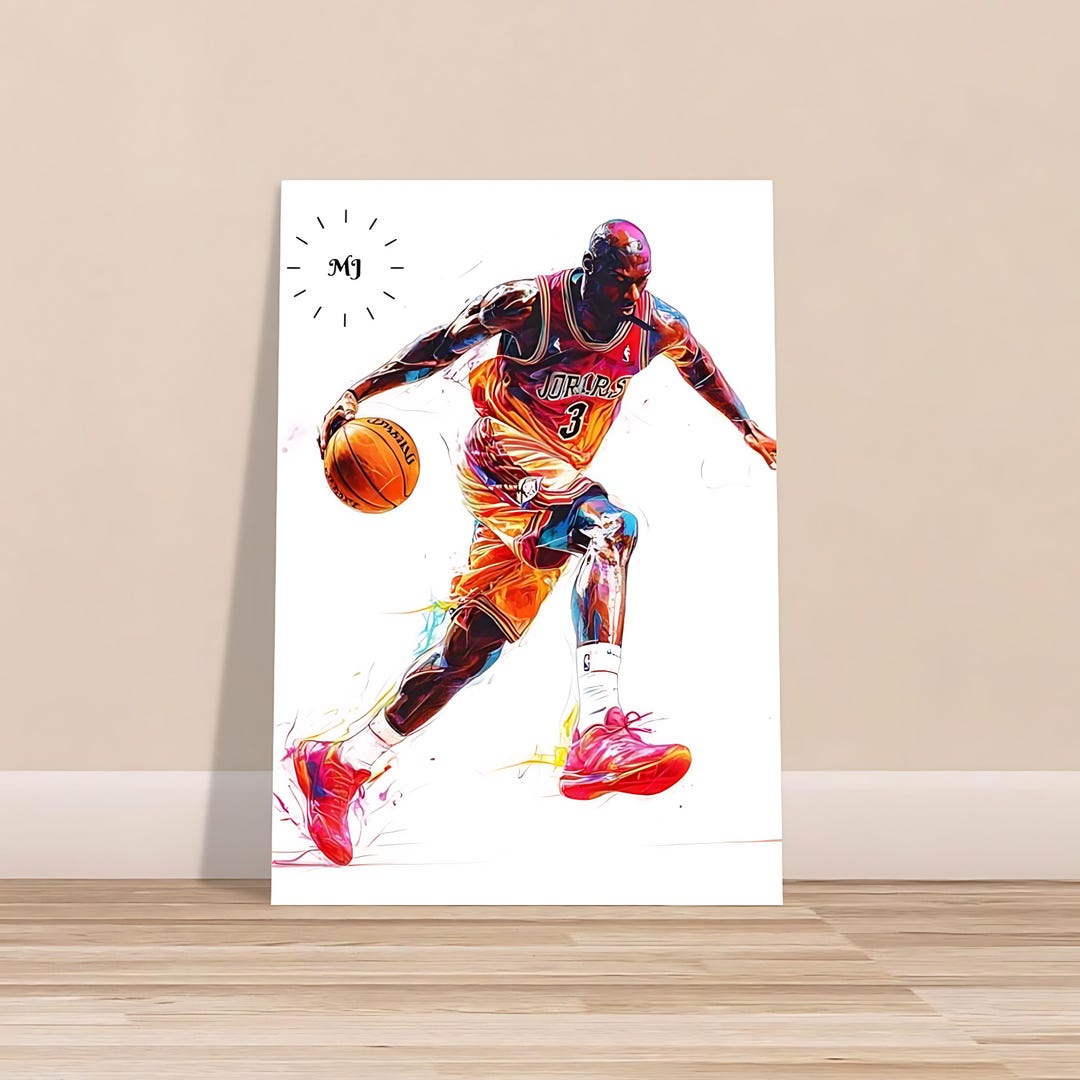 Michael Jordan Poster, Michael Jordan, MJ Poster, Basketball Poster ...
