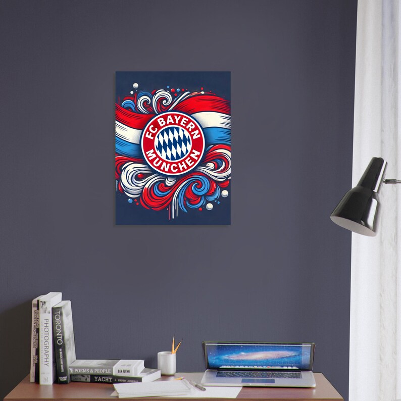 Bayern Munich Poster, Bayern Munich Art, Football Poster, Football ...