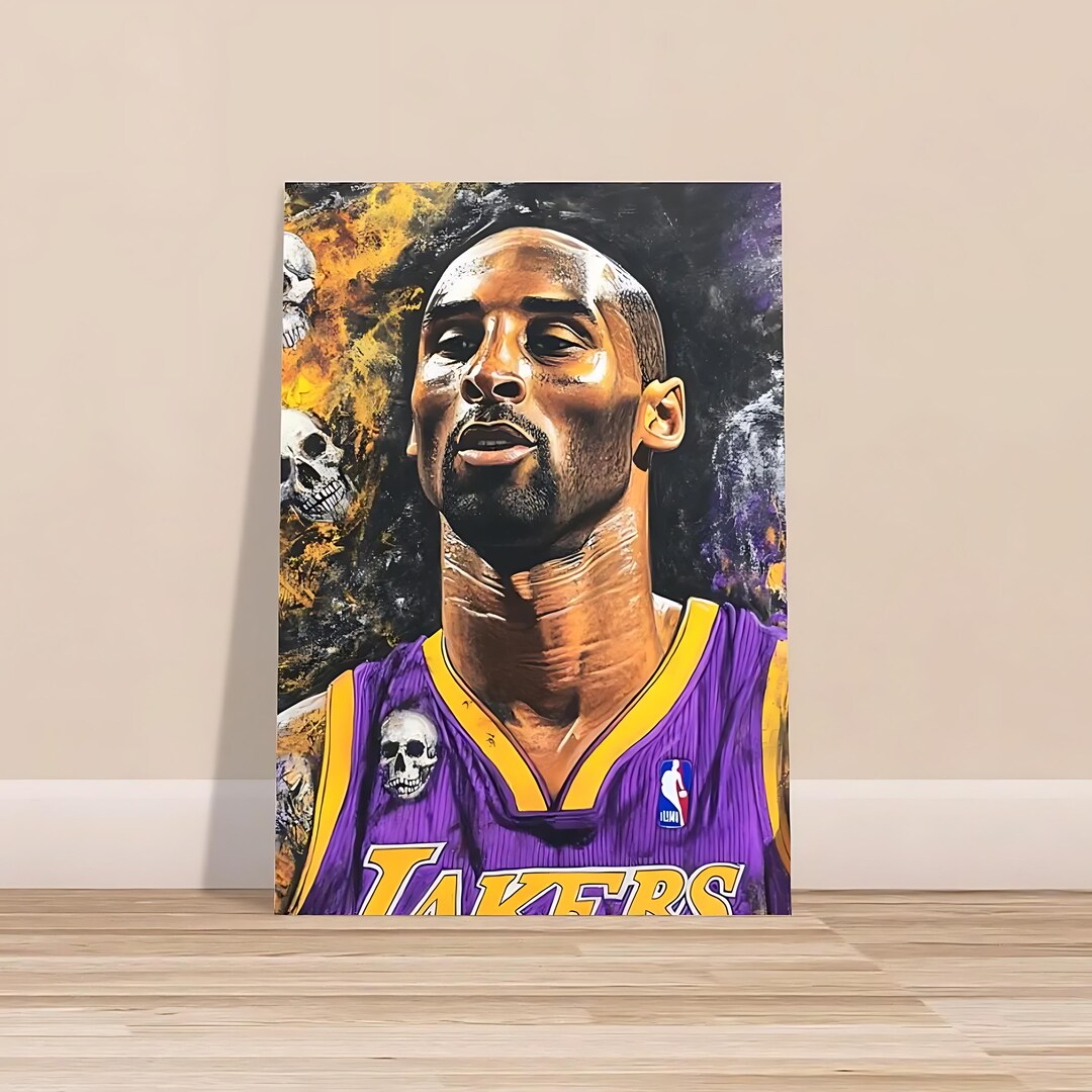 Kobe Bryant Poster, Kobe Bryant Print, Kobe Bryant Wall Art, Basketball ...
