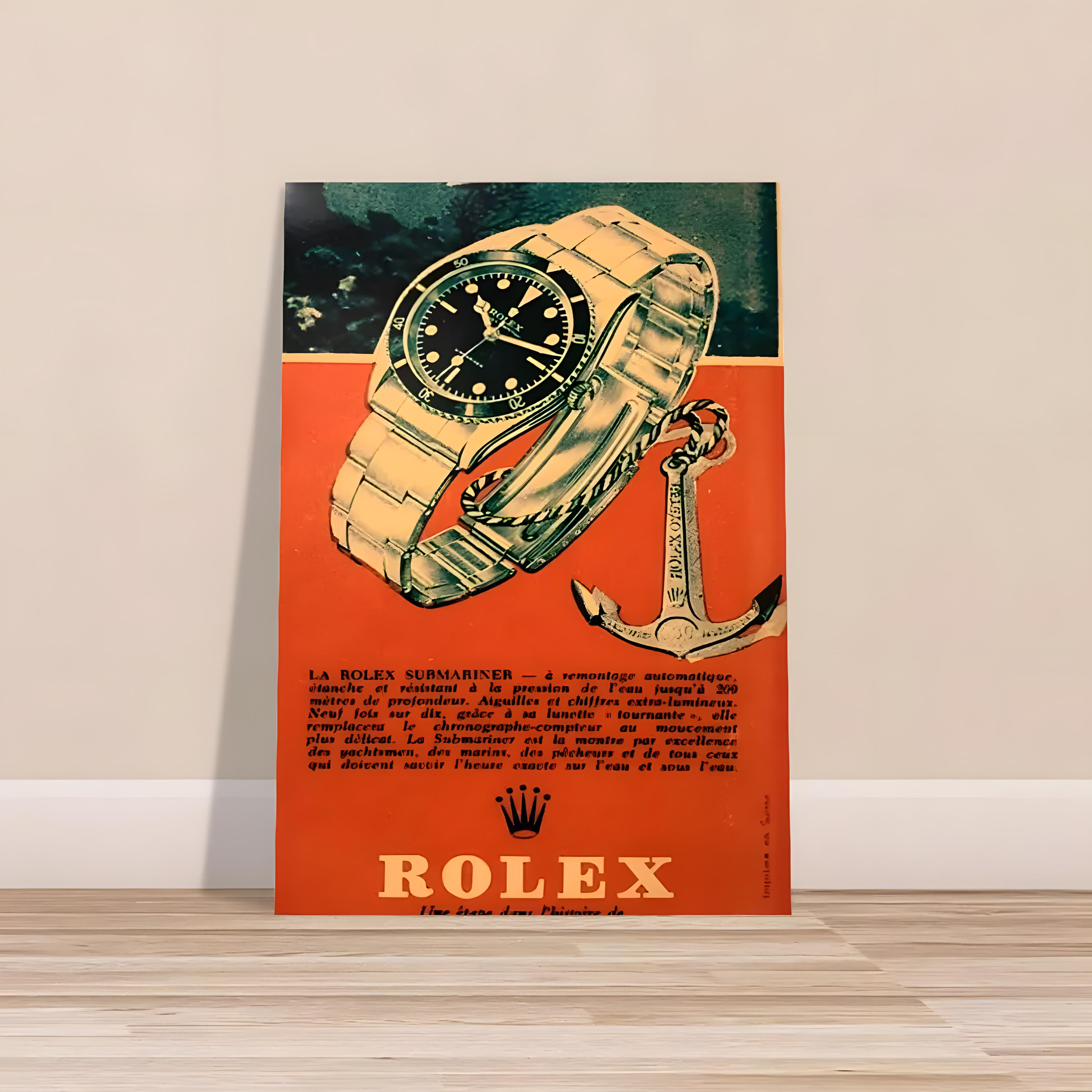 Rolex Poster, Luxury Watch Poster, Rolex Art, Rolex Print, Watch Poster ...