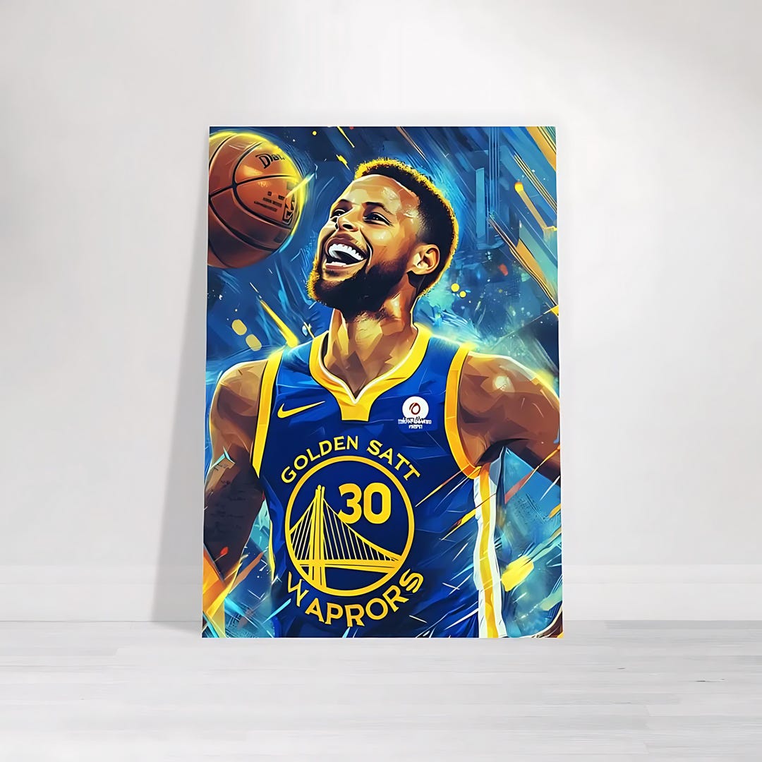 Steph Curry Poster, Steph Curry, Basketball Poster, Basketball Art, NBA ...