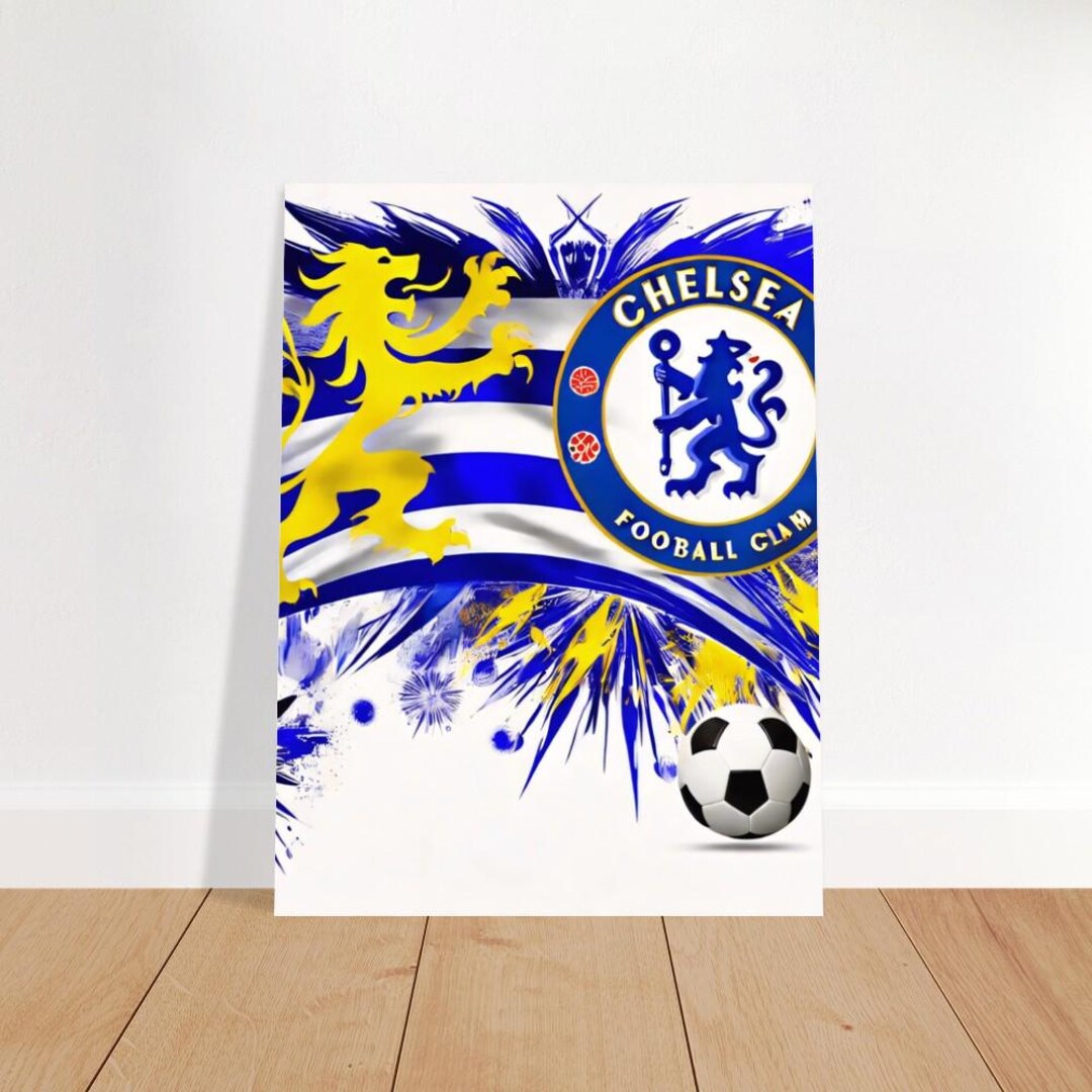 Chelsea FC Poster, Chelsea FC Art, Football Poster, Football Print ...