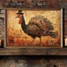 Happy Thanksgiving Decor Rustic Unframed Print - Wall Art Mantle Decor ...