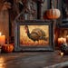 Happy Thanksgiving Decor Rustic Unframed Print - Wall Art Mantle Decor ...