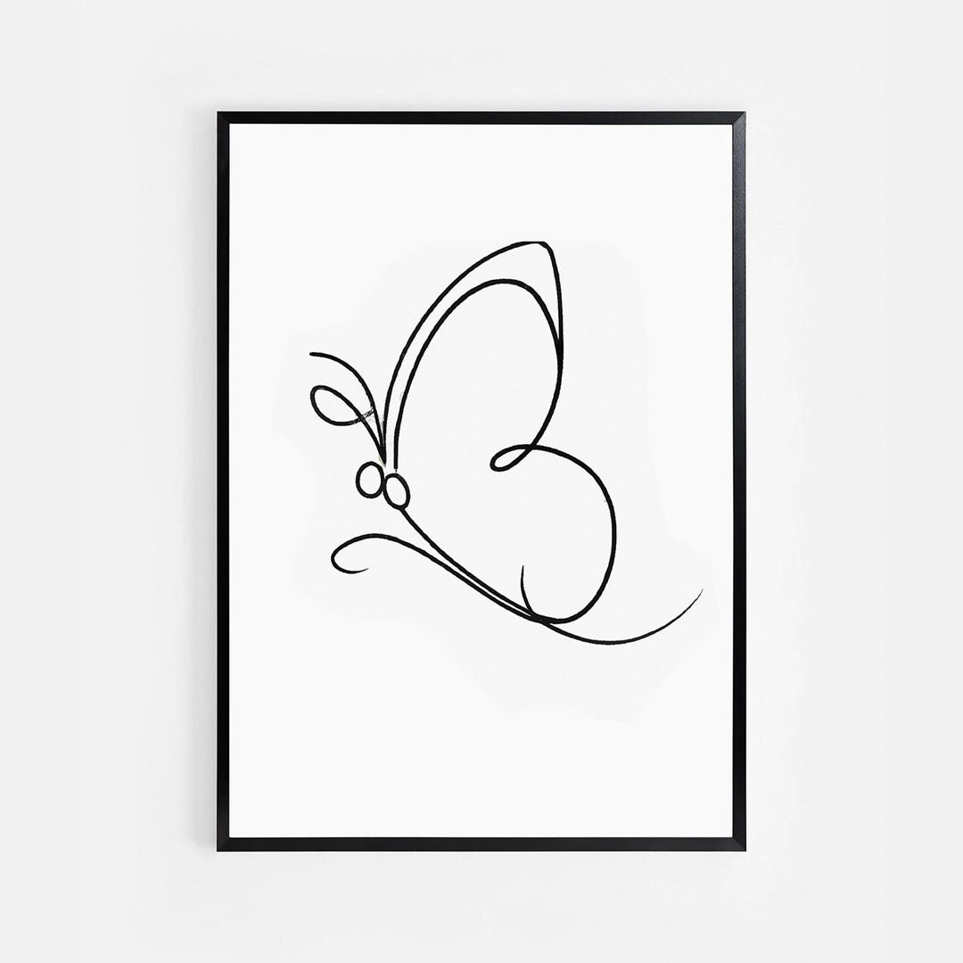 Butterfly Printable Poster A4 21X29,7 Cm - Etsy