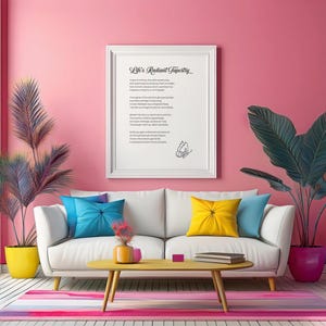 Unique Inspirational Poem Printable Wall Art Poster Print Wall Decor ...