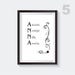 Personalized Name Acronym Art Print: Custom Wall Decor (digital ...