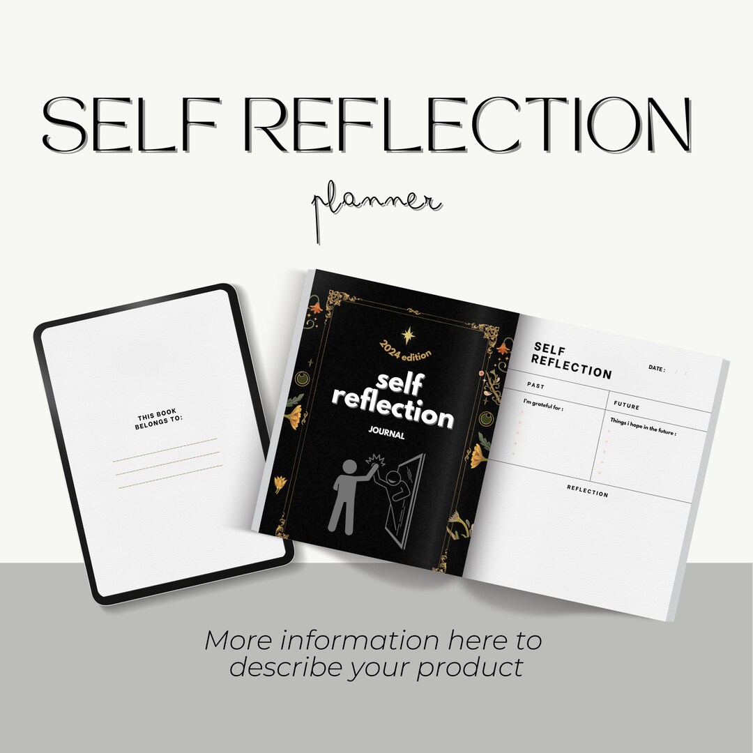 Self-reflection Guided Journal With Prompts 4 Pages Printable, Daily ...