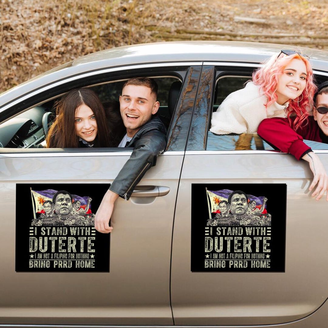 I Stand for PRRD Car Magne, Duterte Car Magne, DU30 Car,filipino Pride ...