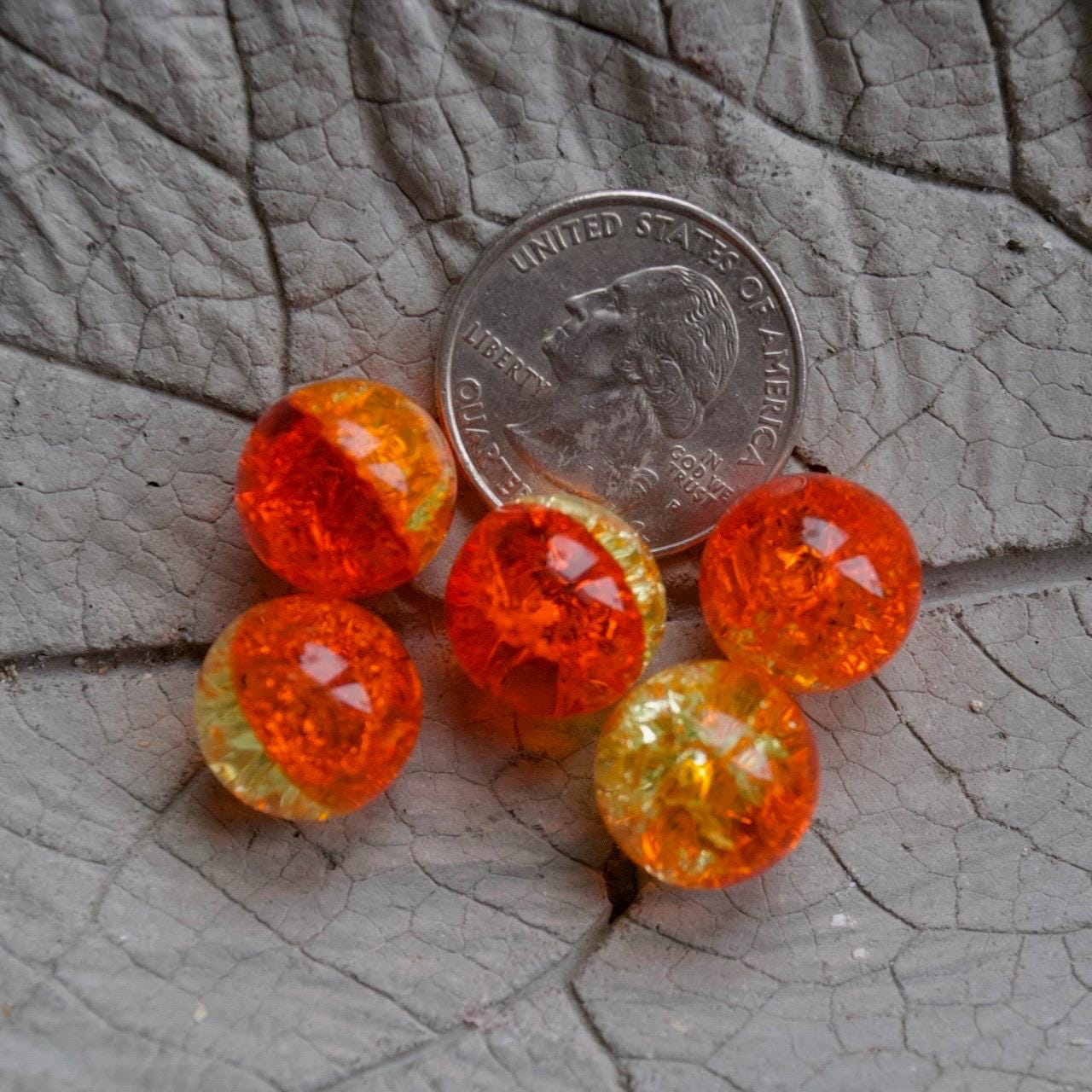 14mm 9/16” UV Reactive Uranium Glass Marbles With Stand - Etsy