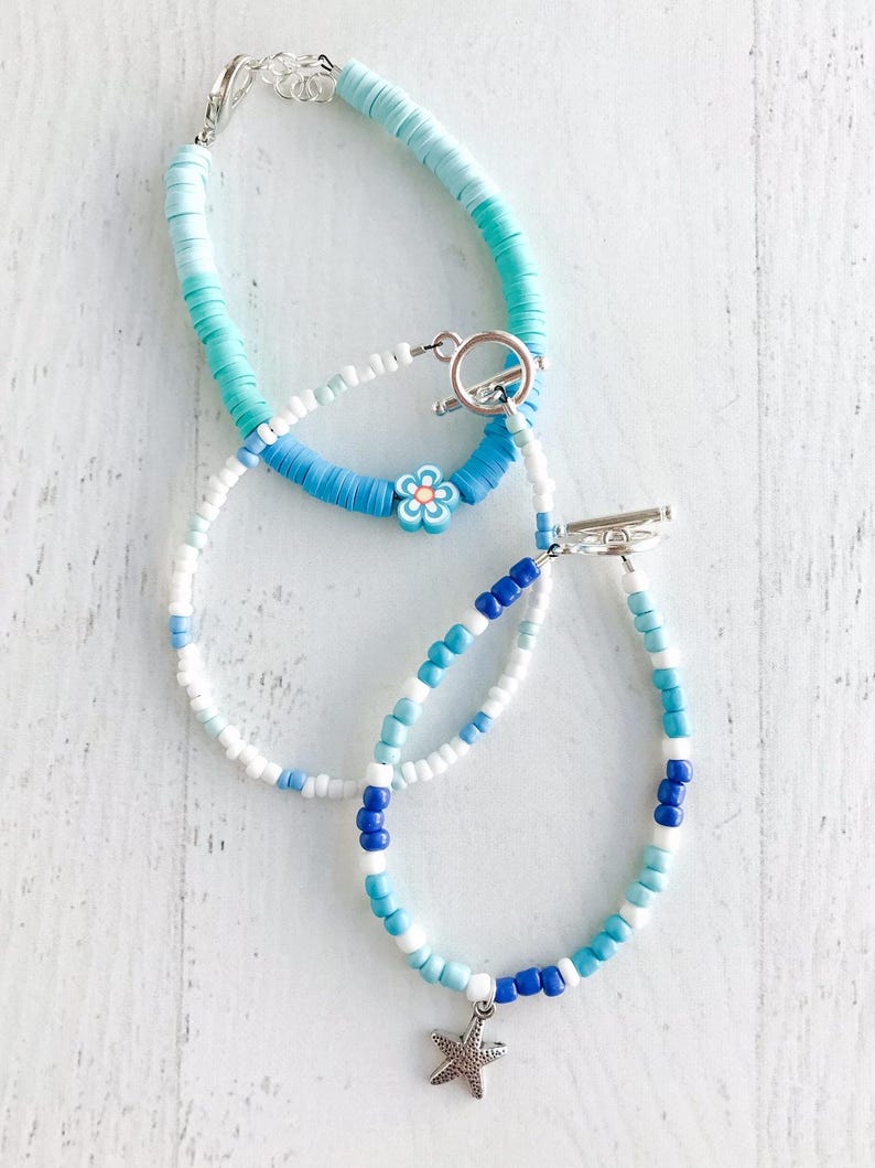 Beach Themed Bracelet Set - Etsy