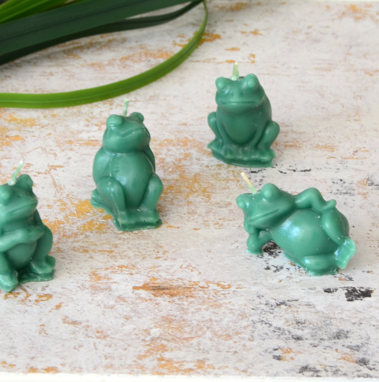 Set of 4 Little Frog Candles for Baby Showers Birthday Cakes - Etsy