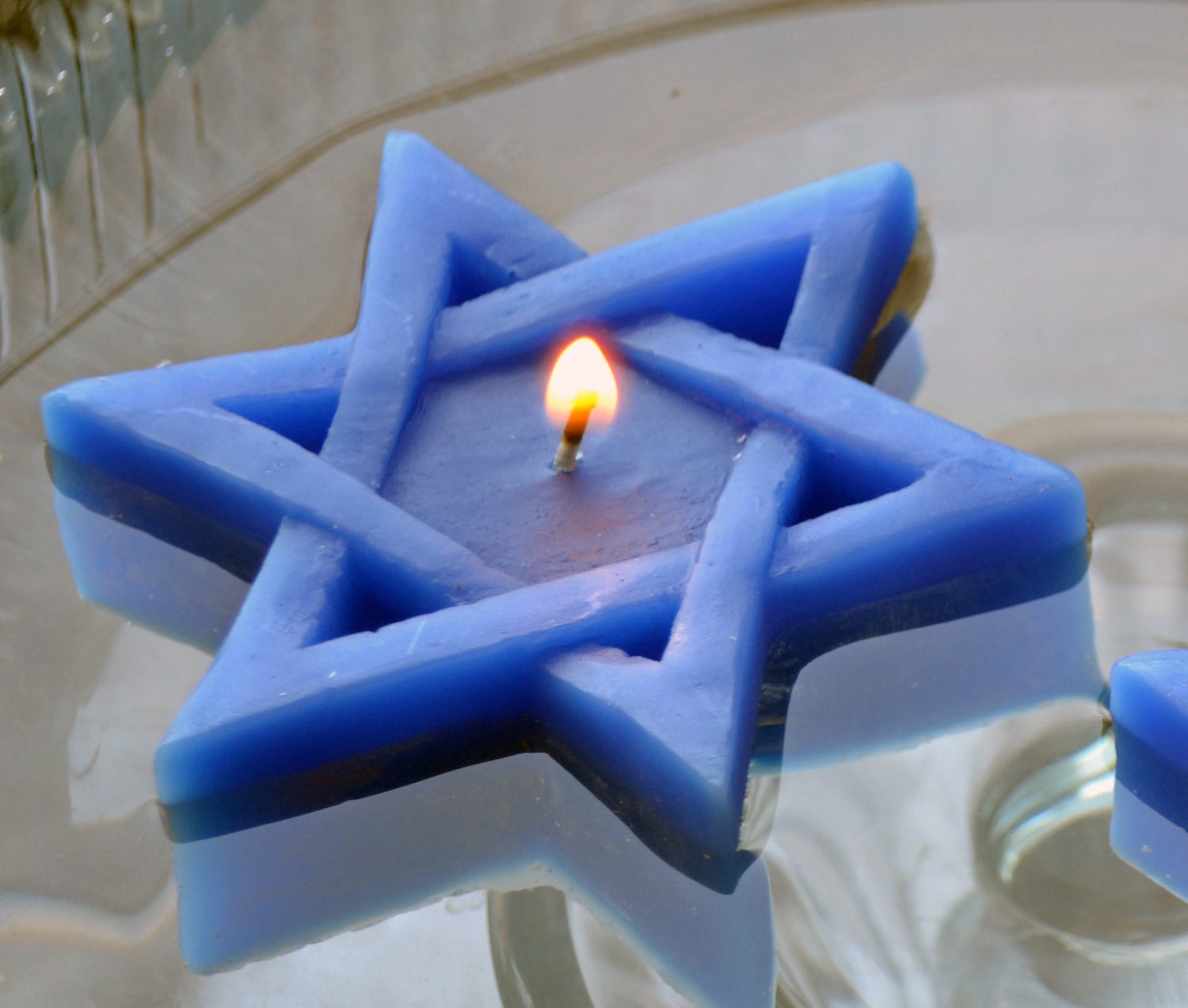 Star of David Candles Set of 4 Excellent Floating Candles or - Etsy