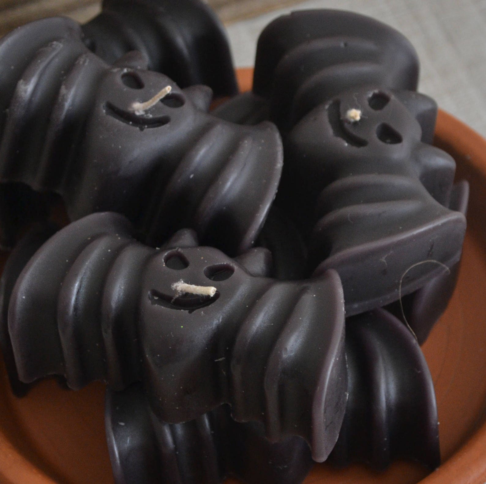 Party Pack of 12 Floating Bat Candles for Halloween Parties - Etsy