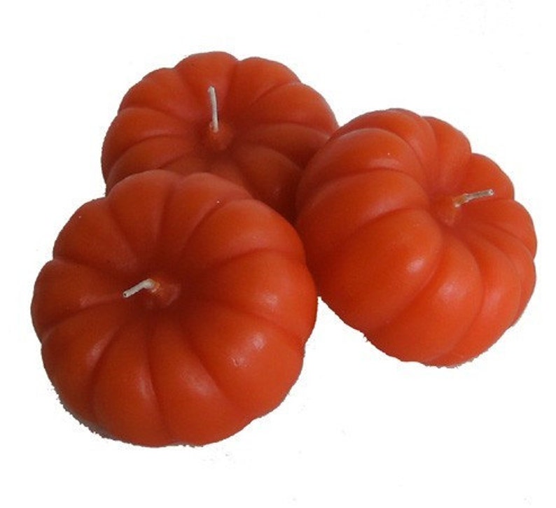 Orange Pumpkin Candle Fall Autumn Wedding Reception - Etsy