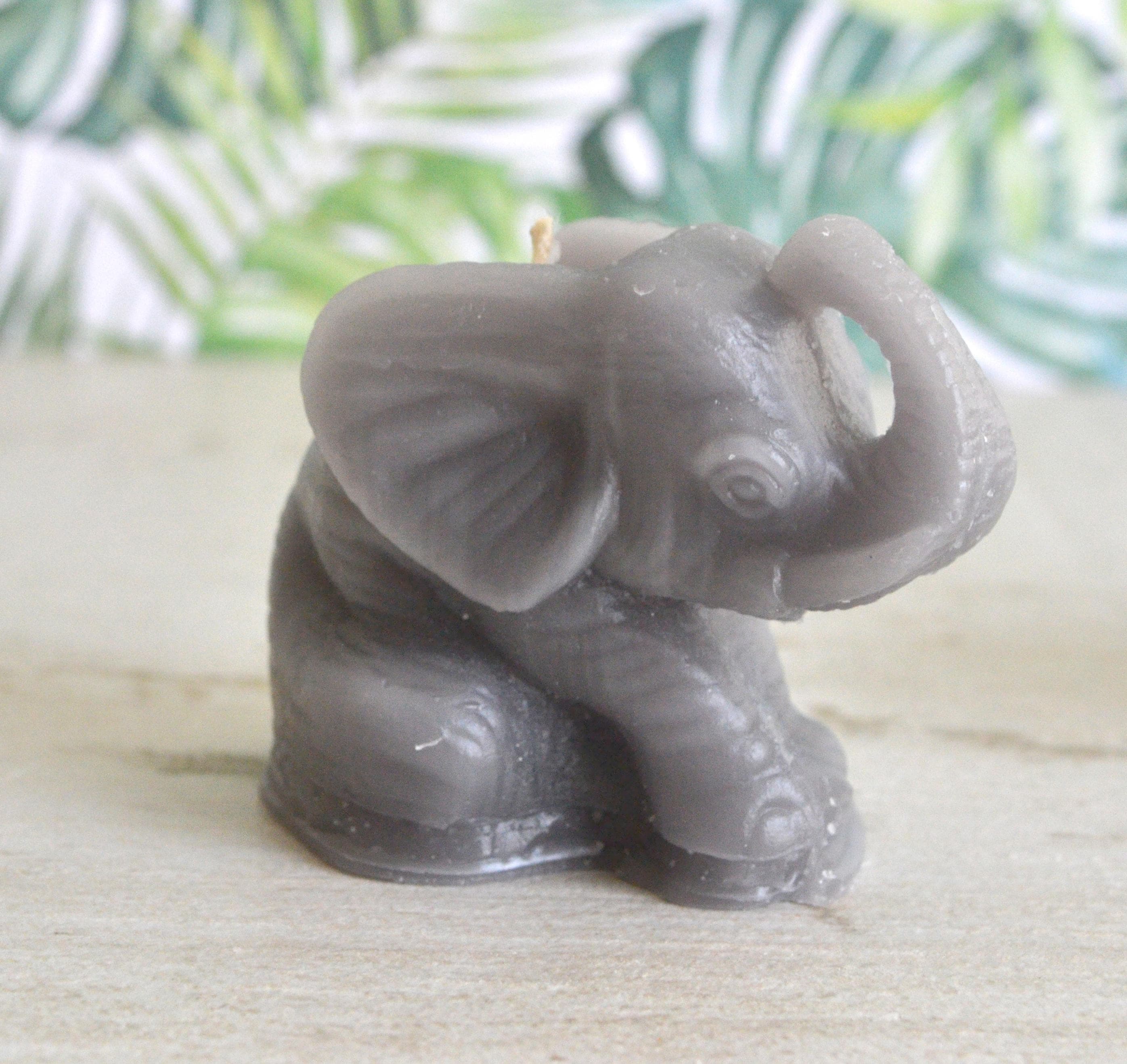 Mini Elephant Candles Set of 2 Great for Jungle Safari - Etsy