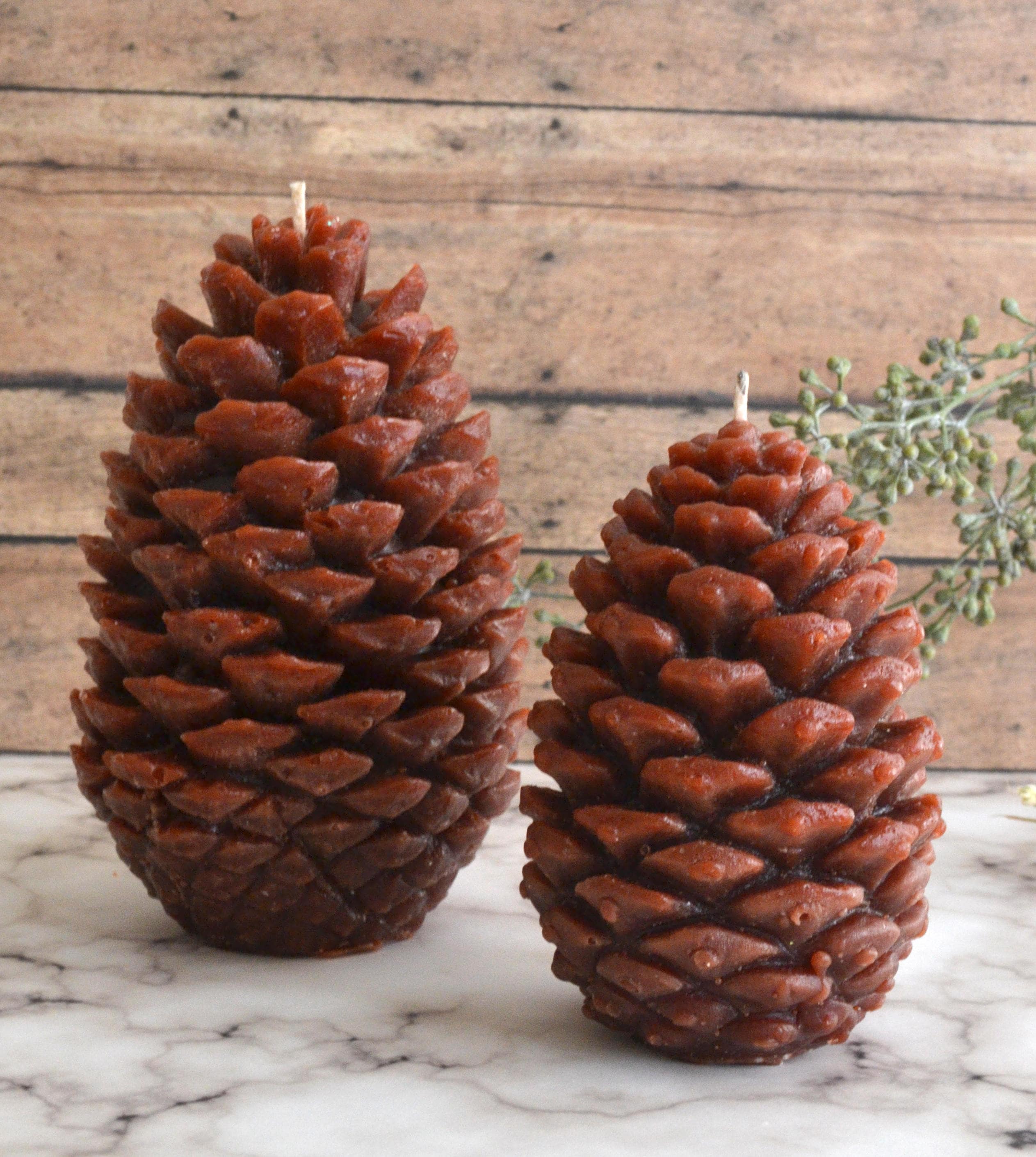 6 Pine Cone Candles for sale | Only 4 left at -70%