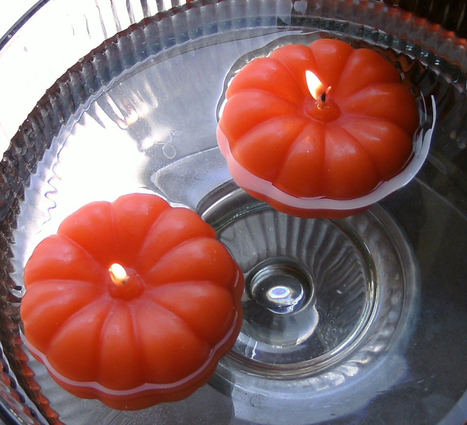 Orange Pumpkin Candle Fall Autumn Wedding Reception Centerpiece ...