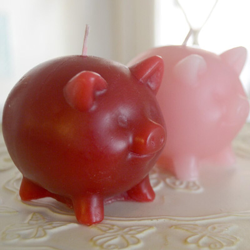 Pig Candle - Etsy
